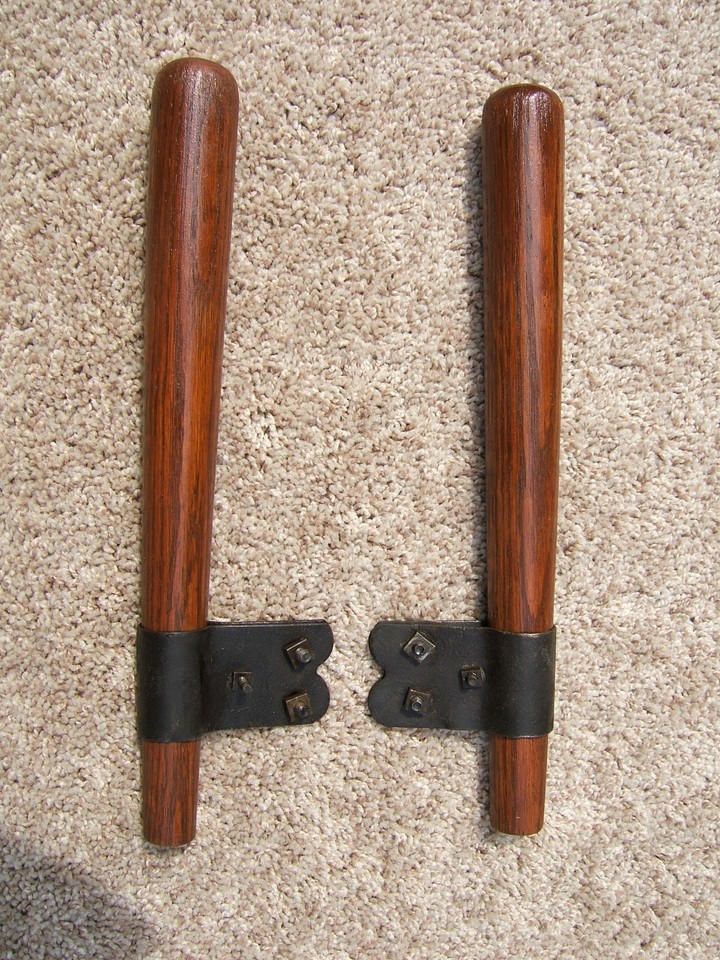 PAIR SAW HANDLES TWO-MAN CROSSCUT SAW LOGGING LOGGERS LUMBERJACKS ...