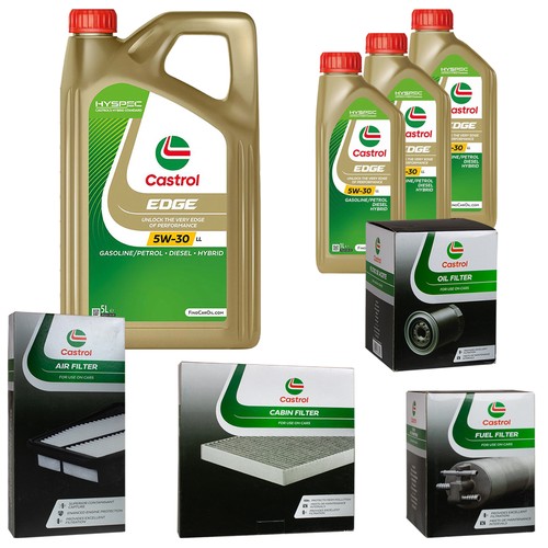 CASTROL Kit Diagnosi Auto 8 L Edge Titanio 5W-30 Ll per Il VW Passat ...