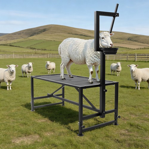 Goat Milking Stand Farm Animals Livestock Milking Stand 600lbs Load ...