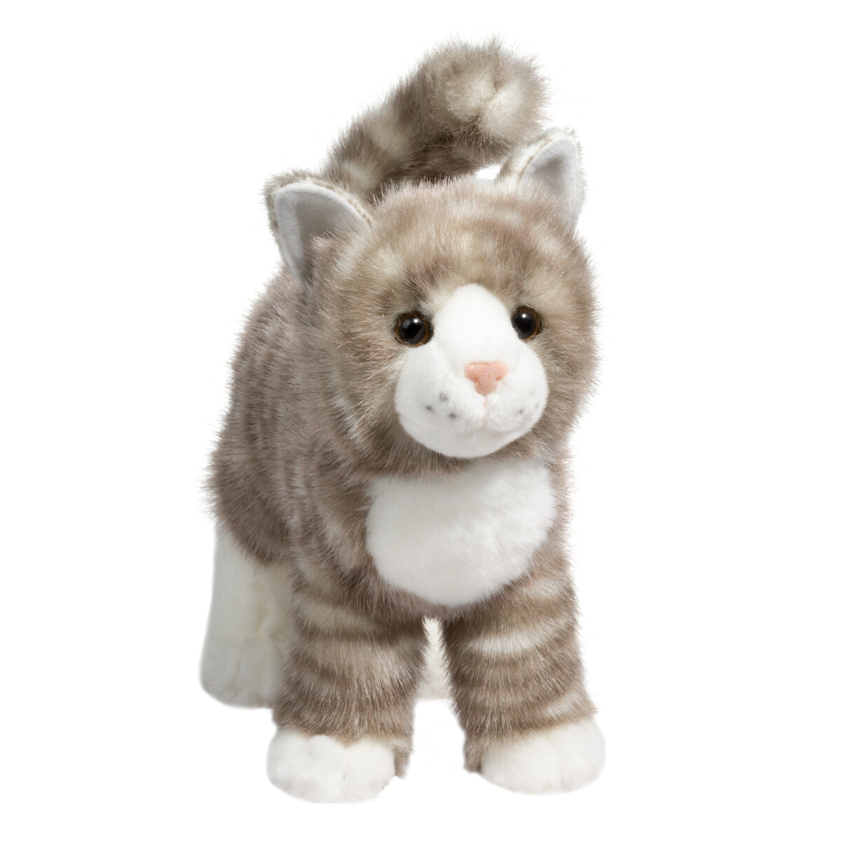 ZIPPER the Plush GRAY TABBY CAT Stuffed Animal - by Douglas Cuddle Toys ...