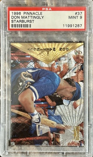 1996 Pinnacle Don Mattingly STARBURST #37 PSA 9 LOW POP | eBay