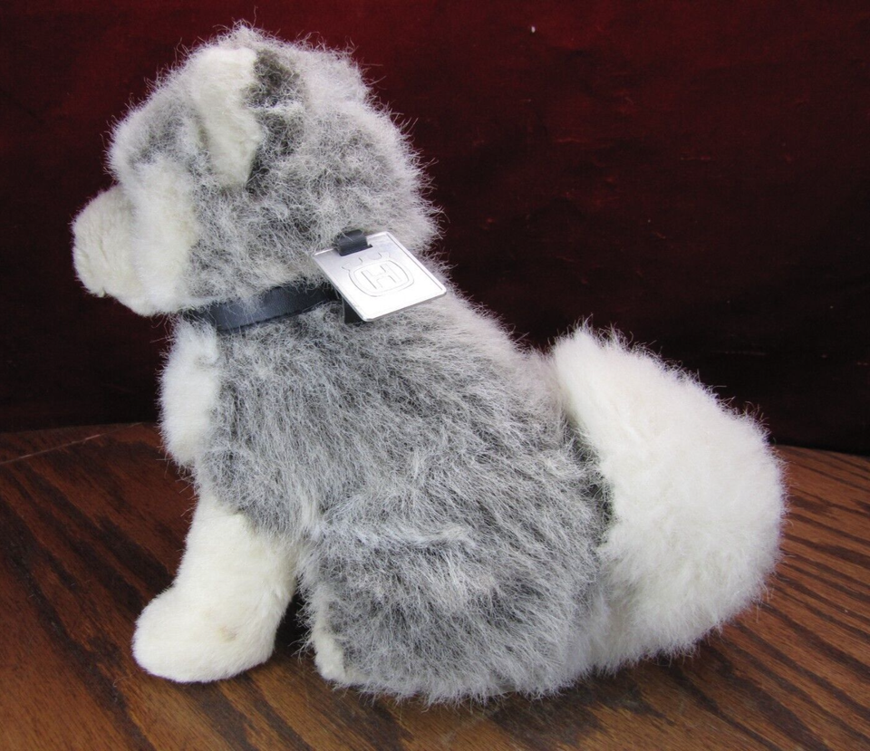 Husqvarna Husky Plush Dog Puppy Gray Stuffed Wolf Toy Limited 1994 ...