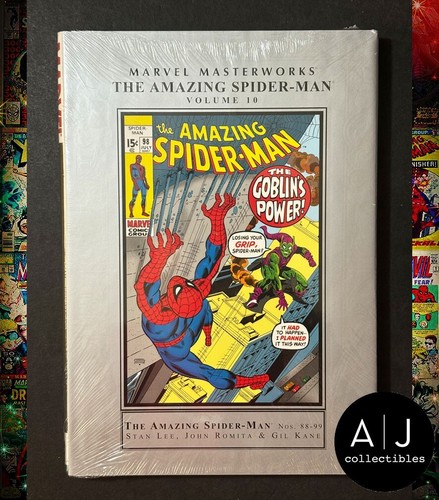 Marvel Masterworks Amazing Spider-Man Volume 10 Hardcover Stan Lee New ...