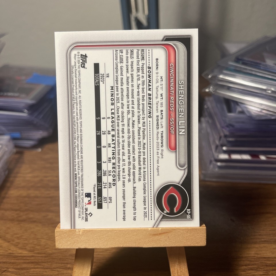 2024 Bowman Sapphire Edition - Sapphire Selections Gold Refractor Sheng ...