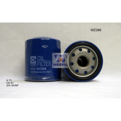 Wesfil Cooper Oil Filter Z386 WZ386 suits Daihatsu | eBay Australia