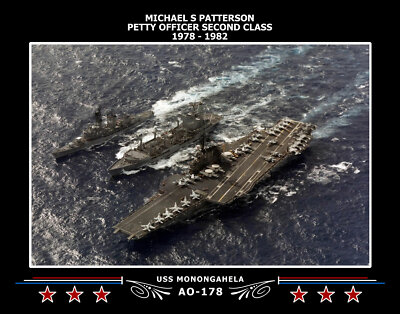 Navy Emporium USS Monongahela AO-178 Canvas Photo Print 149AO178 | eBay