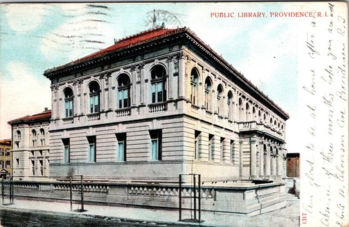 Post Card Public Library Providence RI. Posted 1909 | eBay