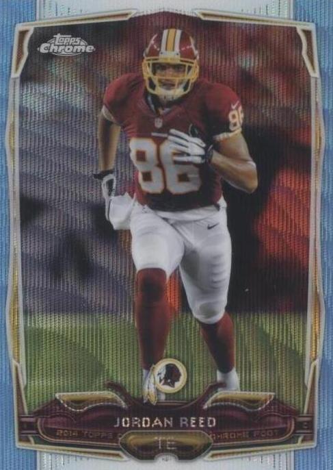 2014 Topps Chrome - Jordan Reed #4 Blue Wave Refractor for sale online ...