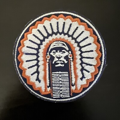 Chief Illiniwek Logo Embroidered Patch 3” x 3” +/- Fighting Illini | eBay