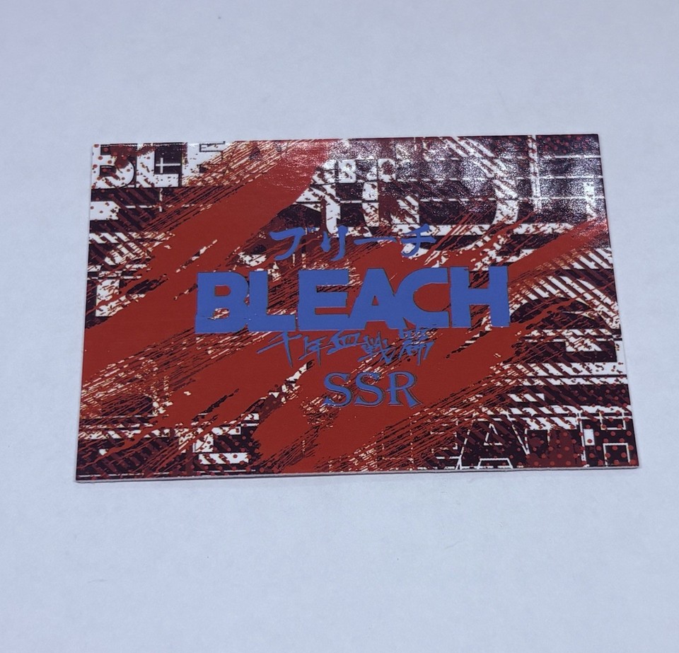 Quilge Opie - Bleach TYBW SSR 02 Silver Foil Thick Trading Card Tc7 | eBay