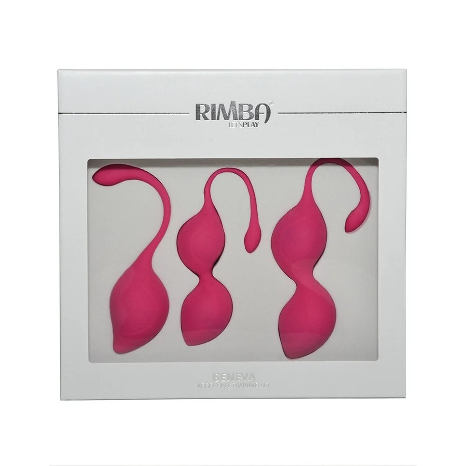 Rimba Geneva Kegal Ball Training Set Pink | eBay UK