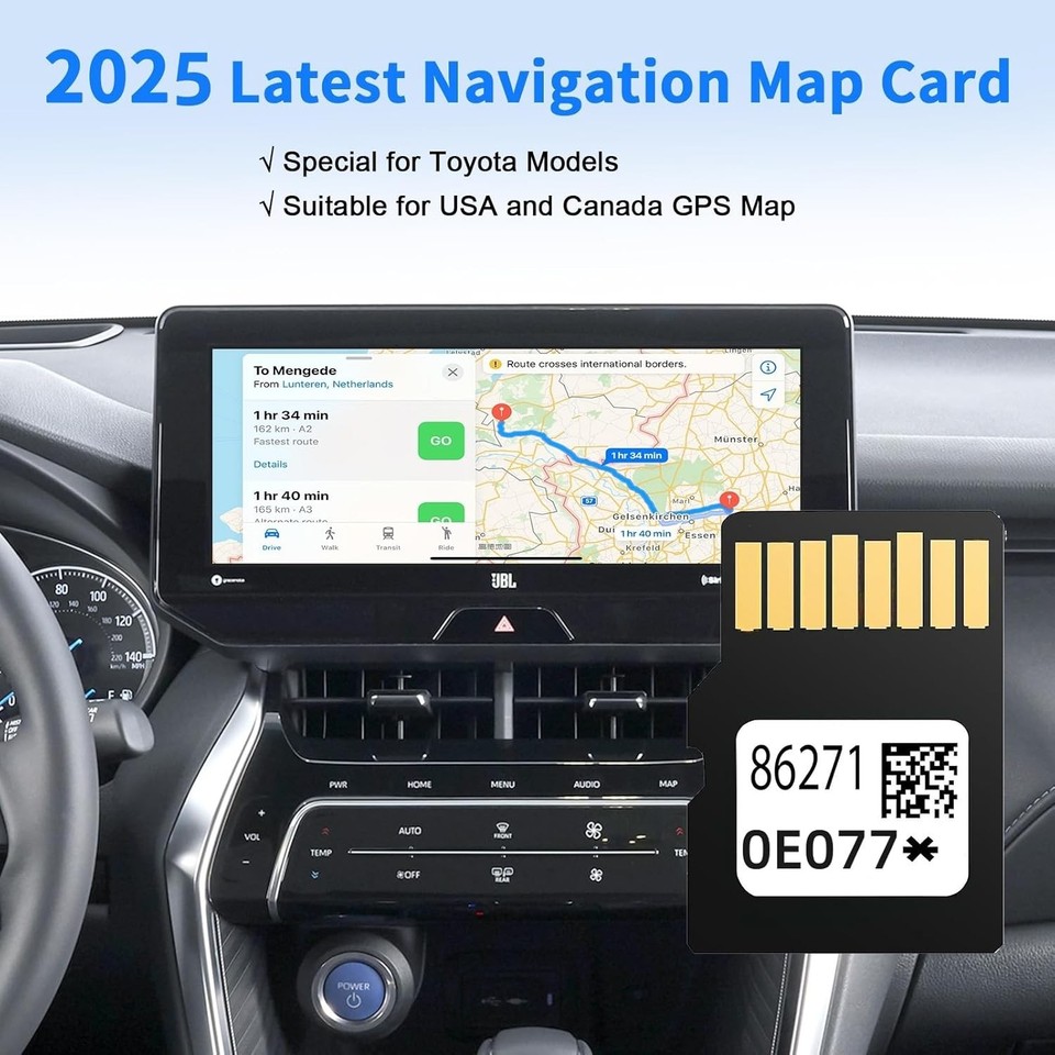 NEWEST UPDATE MAP GPS NAVIGATION MICRO SD CARD FOR TOYOTA MODELS OEM ...