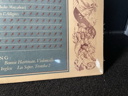 SEALED MR. GEORGE F. HANDEL'S TOP TUNES, VOL. 1, LP record, CBS RM ...