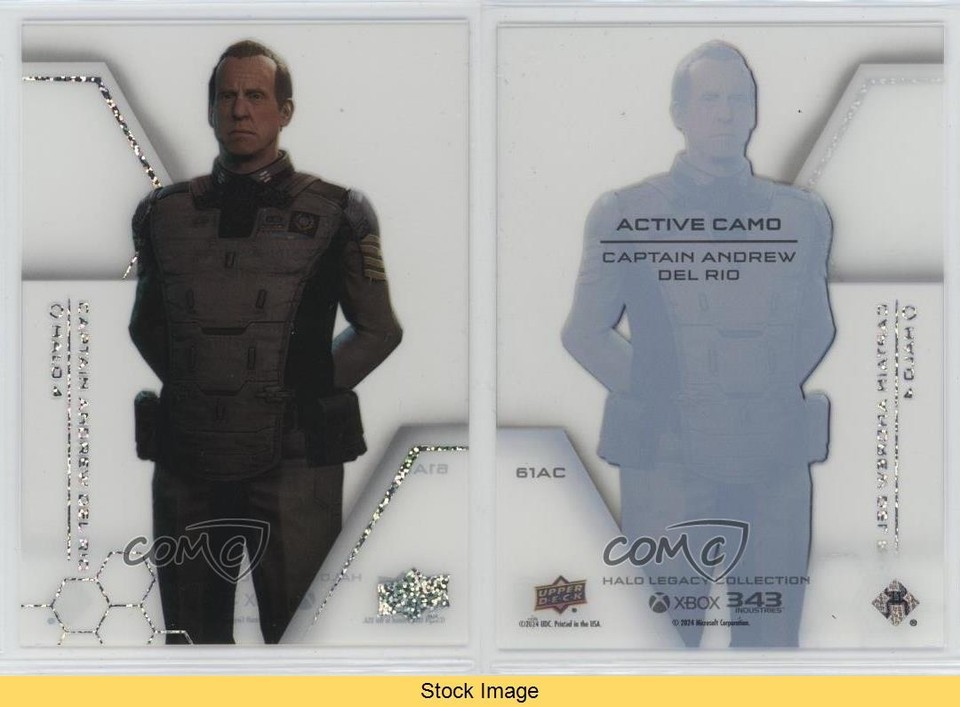2024 Halo Legacy Collection Active Camo Captain Andrew Del Rio #61AC ...