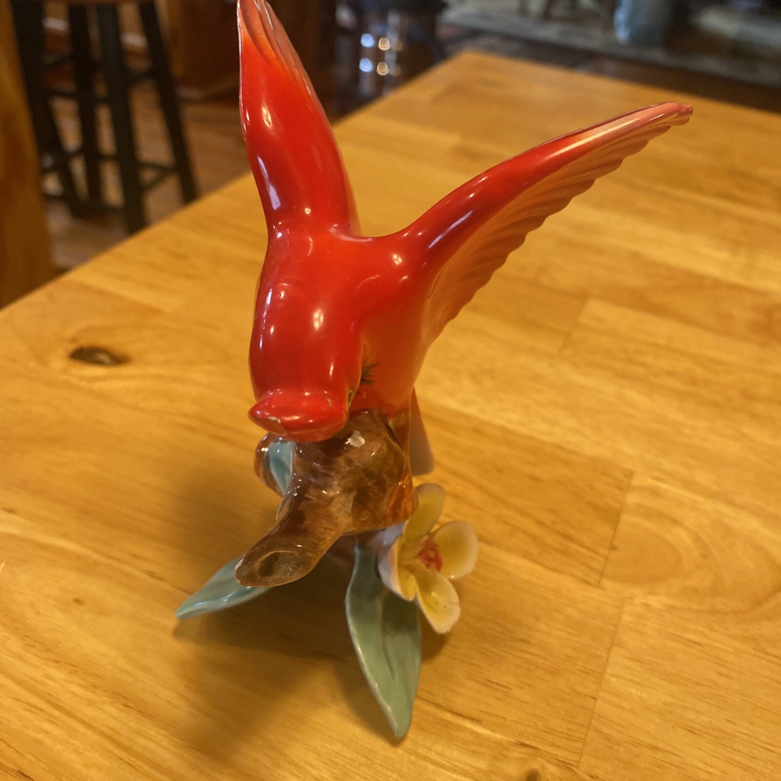Estate: Glazed Ceramic Cardinal Figurine from l950's 5-1/2" tall ...
