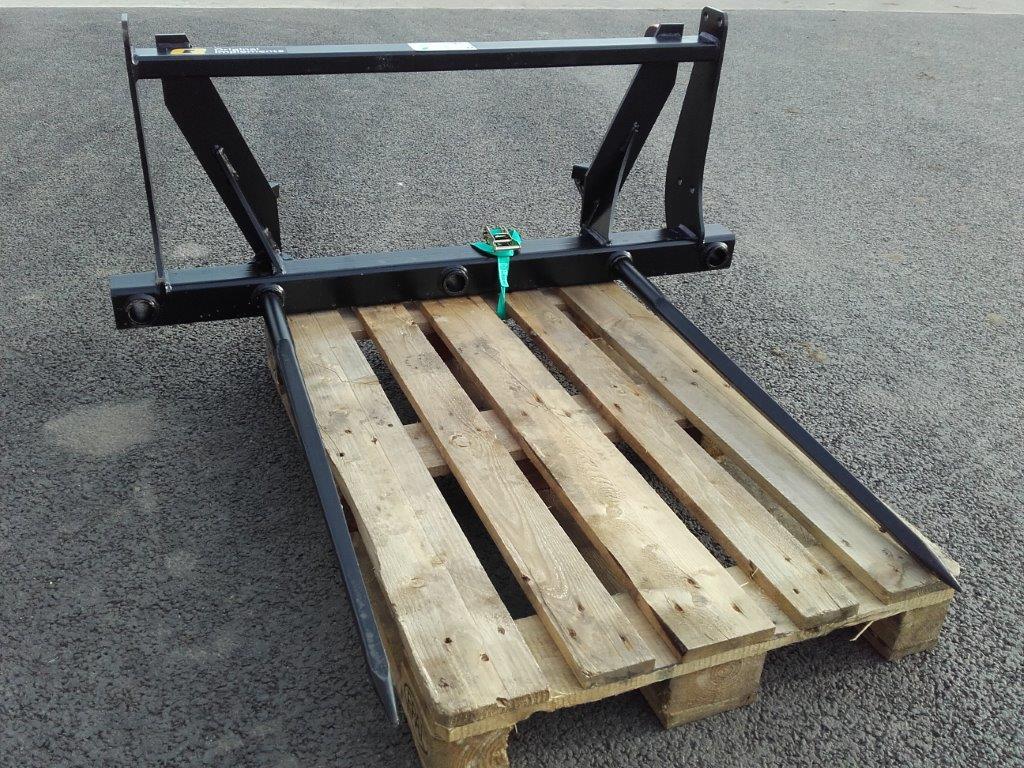 Quicke ALO Big Bale Forks Euro Brackets Forklift Telehandler Farm ...