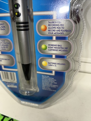 Vintage 1995 Tiger Talkboy F/x Recording Pen With Voice Changer Home ...