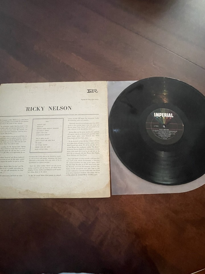 RICKY NELSON SELF TITLED VINYL 1958 VERY GOOD! | eBay