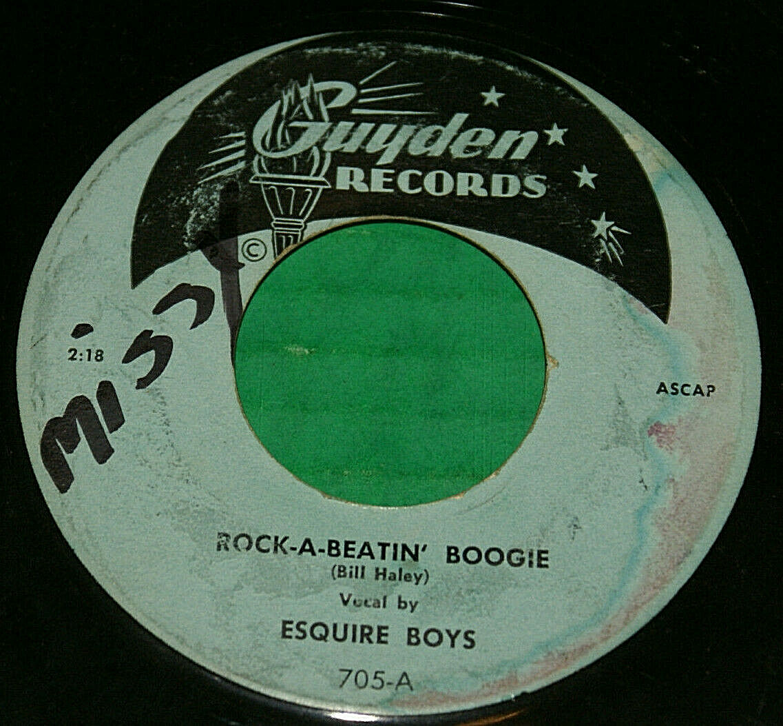 Esquire Boys, 45 rpm, Rock-a-Beatin’ Boogie / St. Louis Blues, Guyden ...