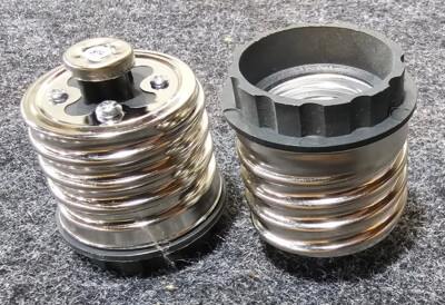 QTY2 E39 - E26 / E27 Mogul Bulb Socket TO Edison Screw Medium Socket ...