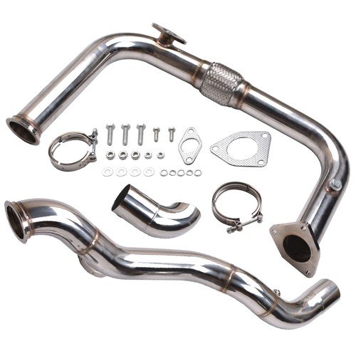 Crossover Exhaust Turbo Manifold Pipe For Vortec 4.8 5.3 6.0 Silverado ...