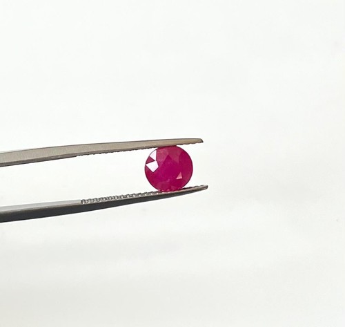 7 mm Certified Natural Ruby Round Diamond Cut 01 Piece Only Loose ...