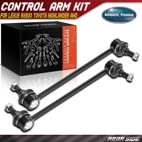 2x Rear Side Sway Bar Link Kit for Lexus RX300 99-03 Toyota Highlander ...