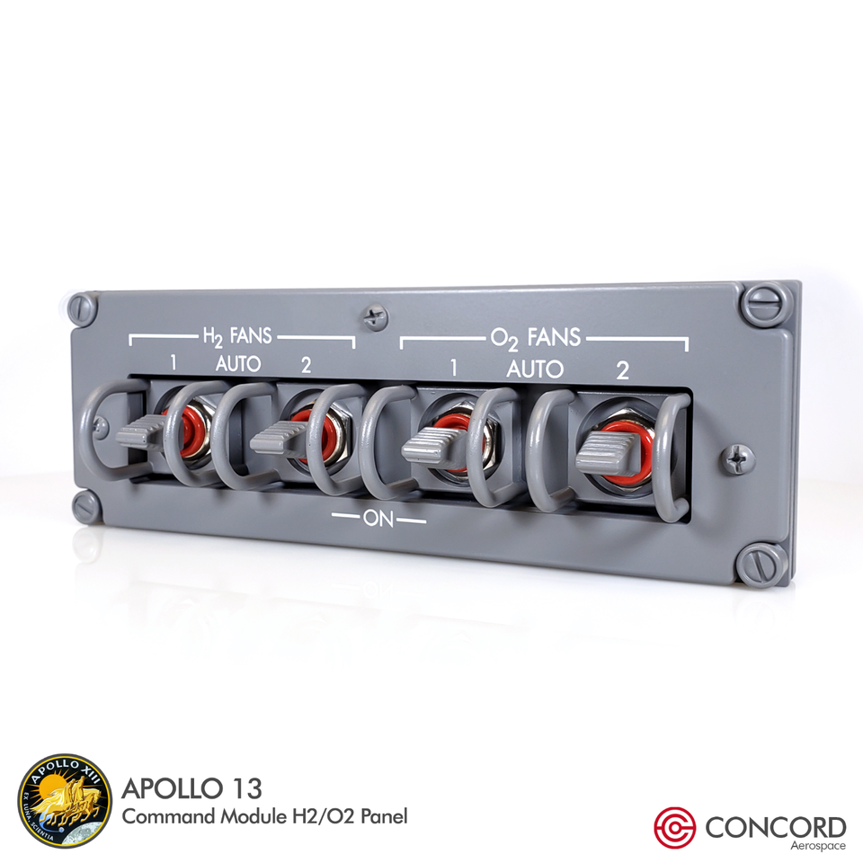 APOLLO 13 COMMAND MODULE QUAD SWITCH PANEL - H2-O2 FAN SWITCHES | eBay