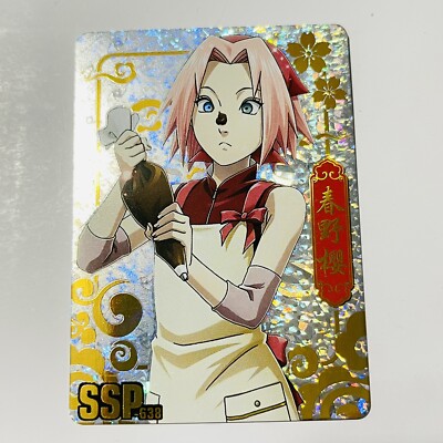 Naruto Doujin Trading Card Textured Holo Foil SSP - Sakura | eBay