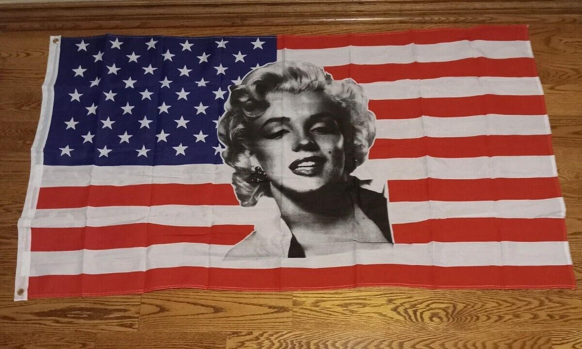 Marilyn Monroe American Flag
