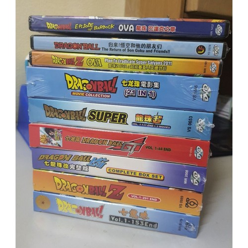 Anime DVD Dragon Ball Series Collection (Z, Kai, GT, Super, Movie 21 ...
