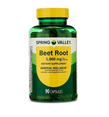 NEW Spring Valley Beet Root Blood Health Dietary Supplement, 1000 Mg ...