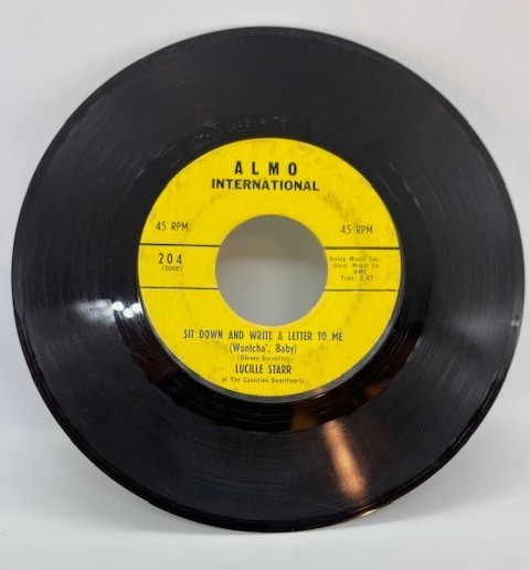 LUCILLE STARR {Chanson Pop 45} The French Song / Sit Down And Write A ...