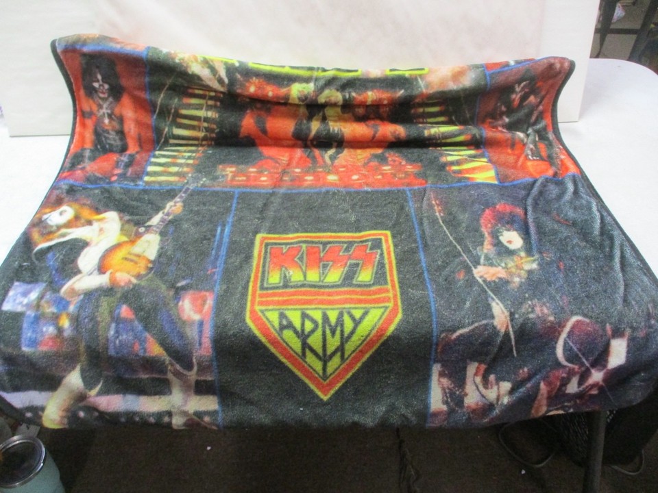 Vintage KISS Army Blanket | eBay