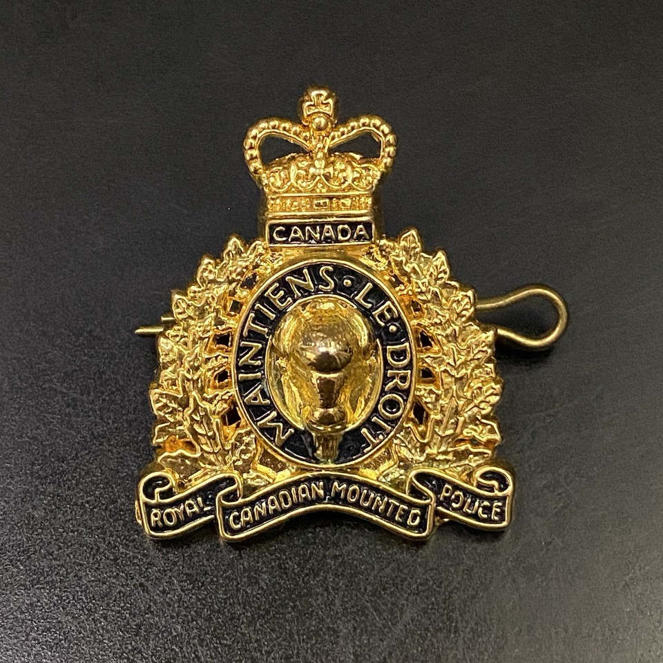 Royal Canadian Mounted Police RCMP Lapel Hat Pin Badge Maintiens Le ...