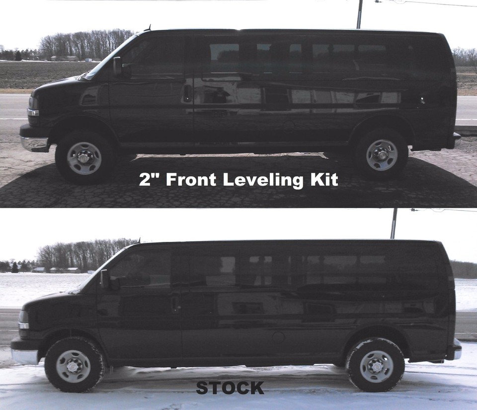 Chevy Express Lift Kit Van Leveling Front GMC Savana 2003-2019 2wd ...