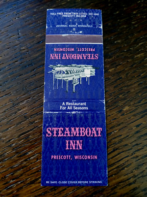 Vintage Matchbook: Steamboat Inn, Prescott, WI | eBay