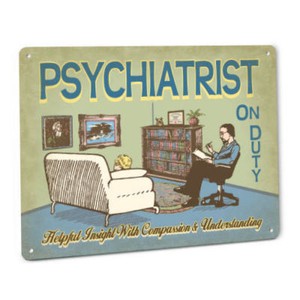Psychiatrist On Duty Sign Male Psychiatric Therapy Therapist Clinic ...