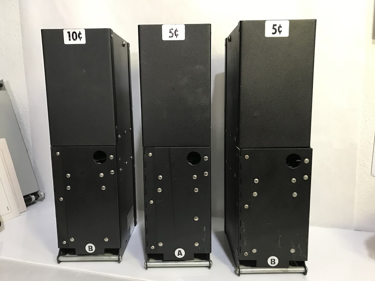 (3) Standard Change Maker Coin Hoppers 10c, 5c, 5c (Untested) Change ...