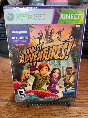 KINECT ADVENTURES! Microsoft Xbox 360 KINECT Video Game - New, Sealed ...