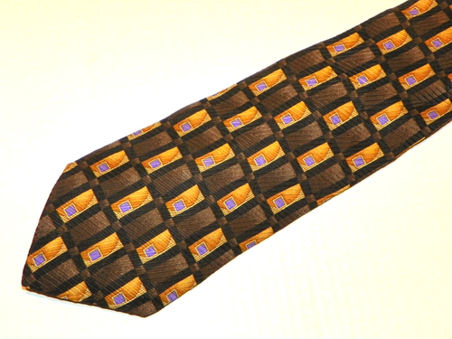 ROBERT TALBOTT [ STUDIO ][ MULTI-COLOR ] men's tie 100% Silk Made in ...