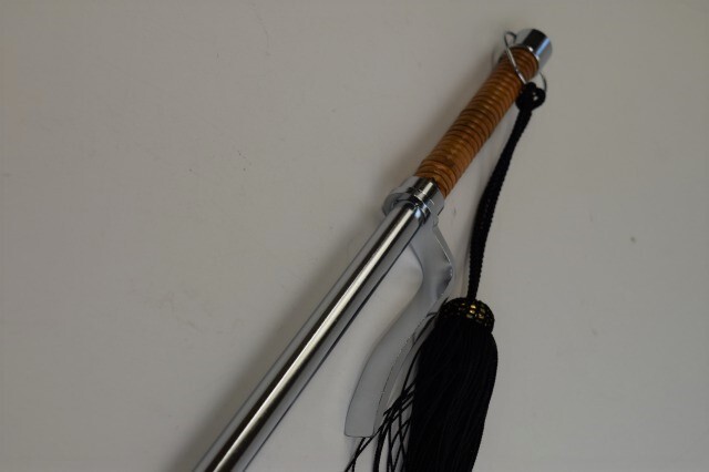 Jutte Jitte Japanese Traditional Weapon Black Salmon Winding Protection ...