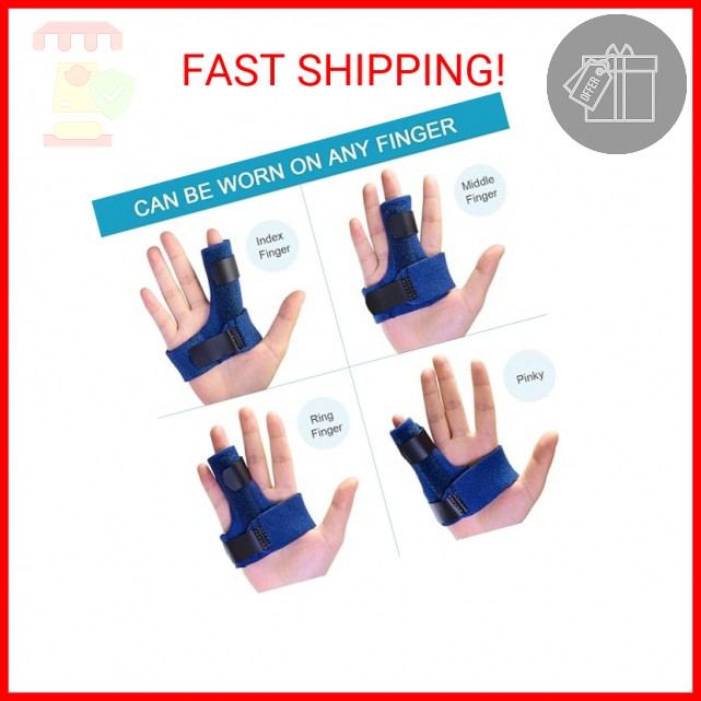 Sumifun Finger Brace, Trigger Finger Splint for Index Middle Ring Pinky ...