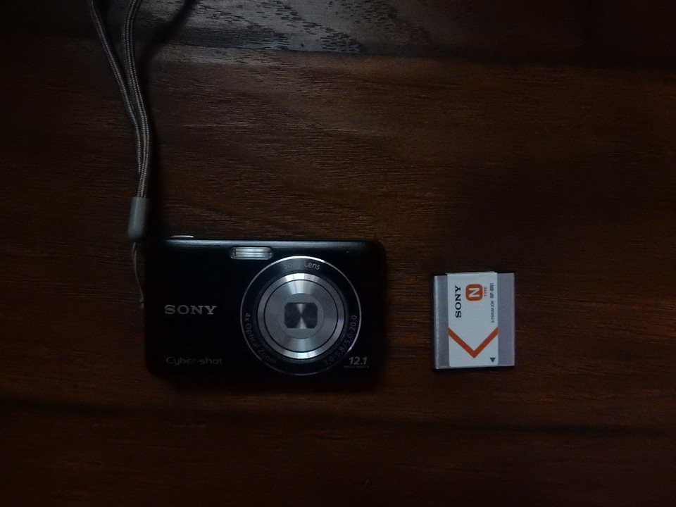 Sony Cyber-Shot DSC-W310 12.1MP Black Digital Camera w/ Battery - No ...