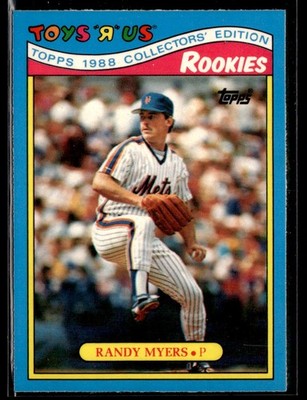 1988 Topps Toys "R" Us Rookies #21 Randy Myers Baseball Card 0501A | eBay