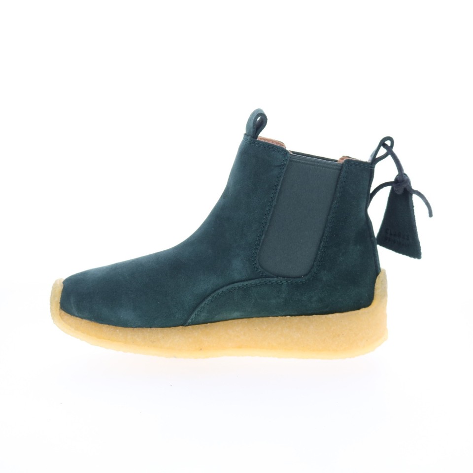 Clarks Radlett Ronnie Fieg Kith 26168524 Mens Green Suede Chelsea Boots ...