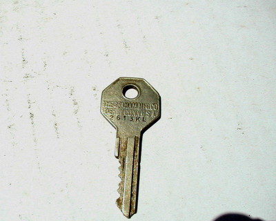 Vintage Graham MFG Co Derby Conn USA Ignition Key 2613KL 2613kl | eBay