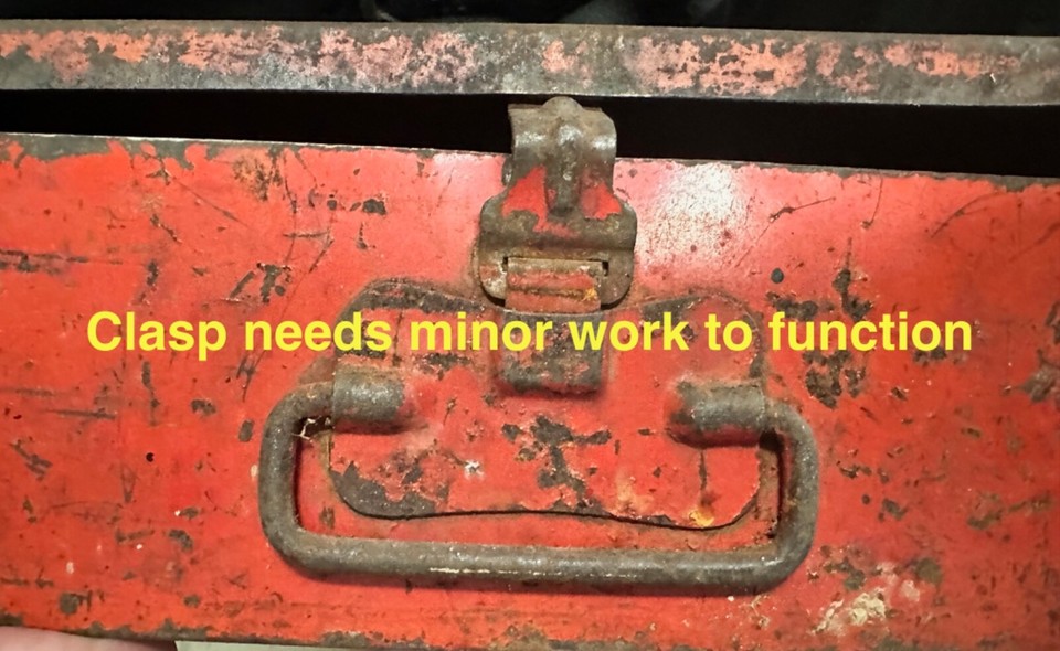 **EMPTY** Antique Vintage 1920s 1930s Embossed Snap On Tool Box Rare | eBay