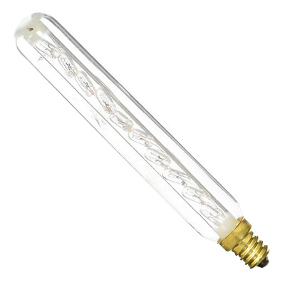 Bulbrite 707503 9T6.5C Tubular T6.5 Candelabra E12 Base 9W 120V 2500K ...