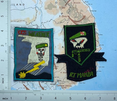 Patch , US 5th SFGrp MACV-SOG RT MAMBA , CCC WEATHER Vietnam War Patch ...